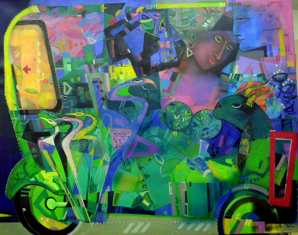 The PINK 42 : Madan Lal paintings for sale – Artazzle