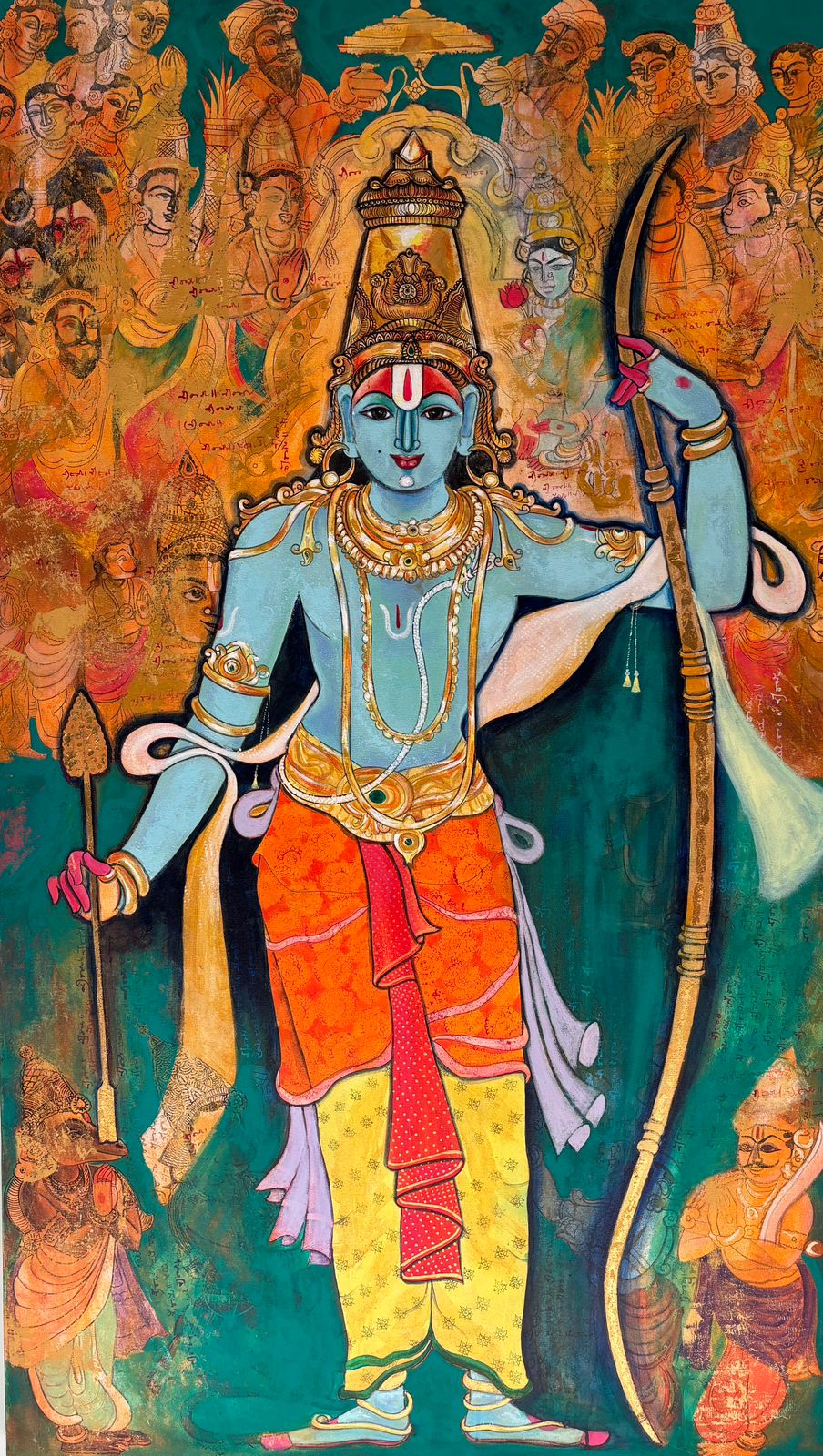 Vishne Vishwam: View and Buy Spiritual Painting by Pramod Reddy Gade ...