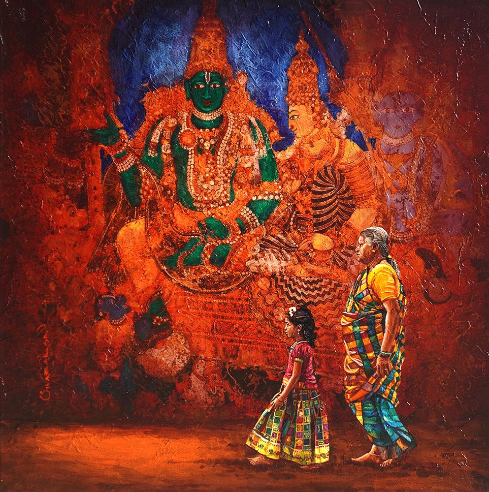 Stories of Tradition III: Buy Original Siva Balan Indian Painting ...