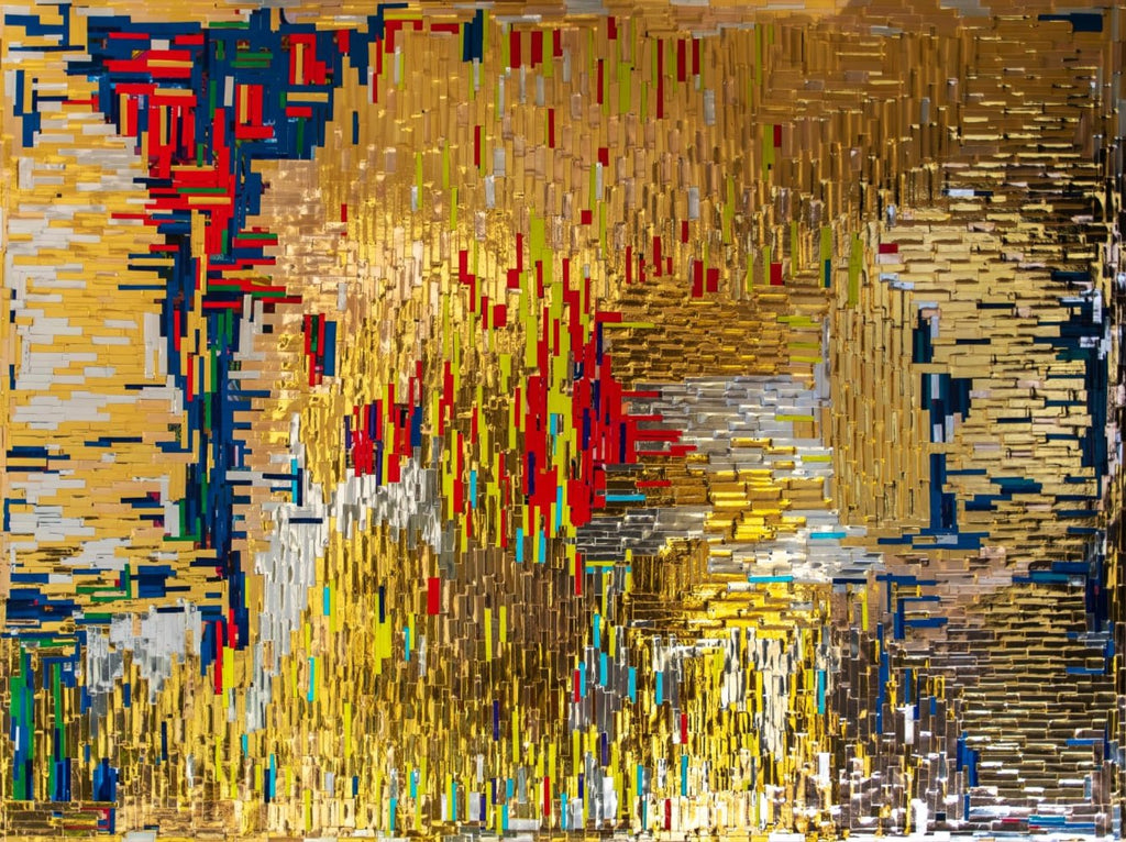 Sunbeam : View Geometrical Abstract Mixed Media Works by P Suresh Kumar ...